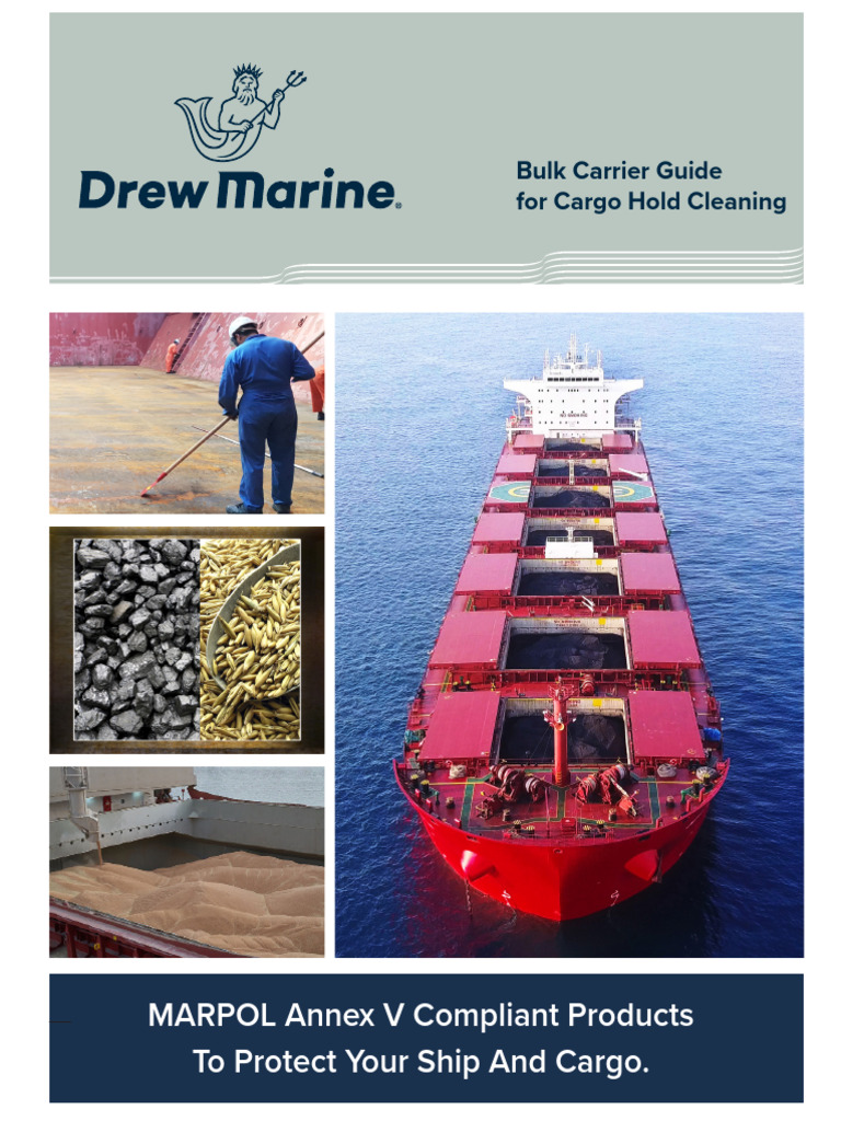 Bulk Carrier Guide For Cargo Hold Cleaning | PDF | Sodium Carbonate | Iron