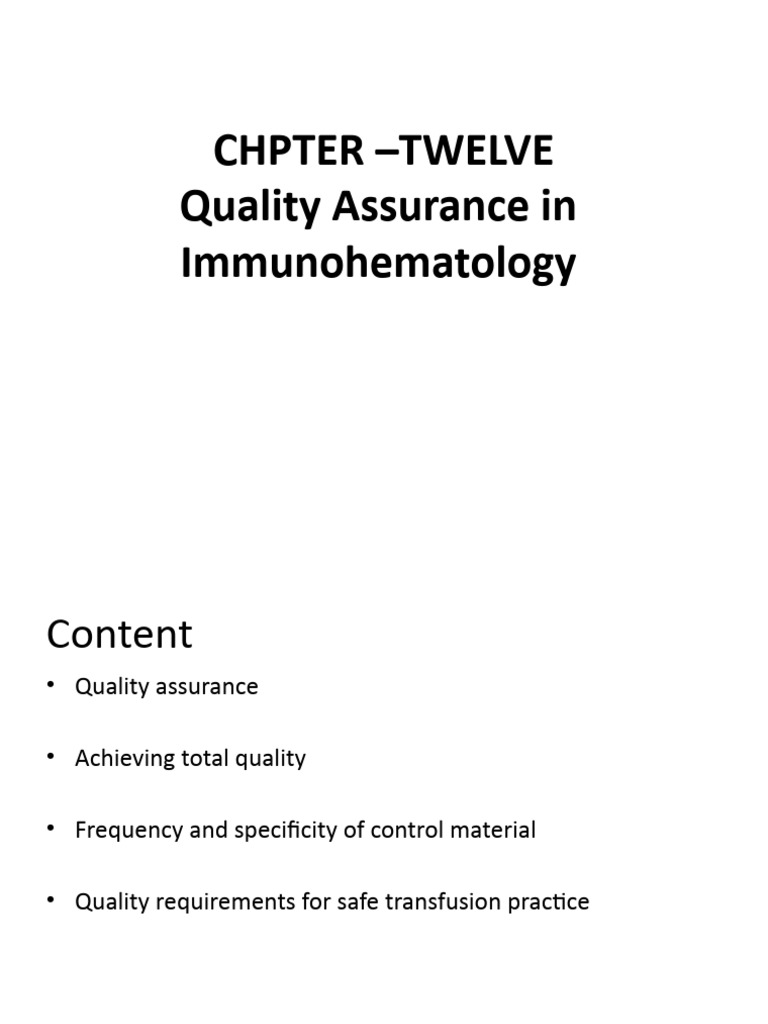 Chpter - Twelve | PDF | Medical Specialties | Blood