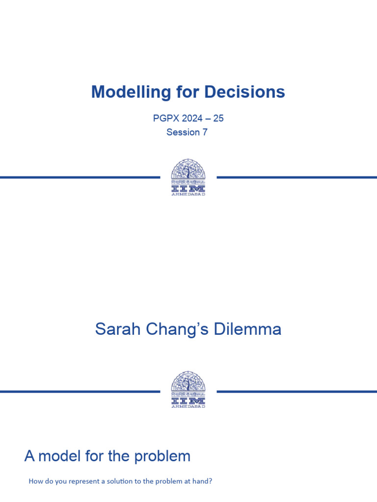 PGPX-2024 Session 7 | PDF | Applied Mathematics | Economics Of Uncertainty