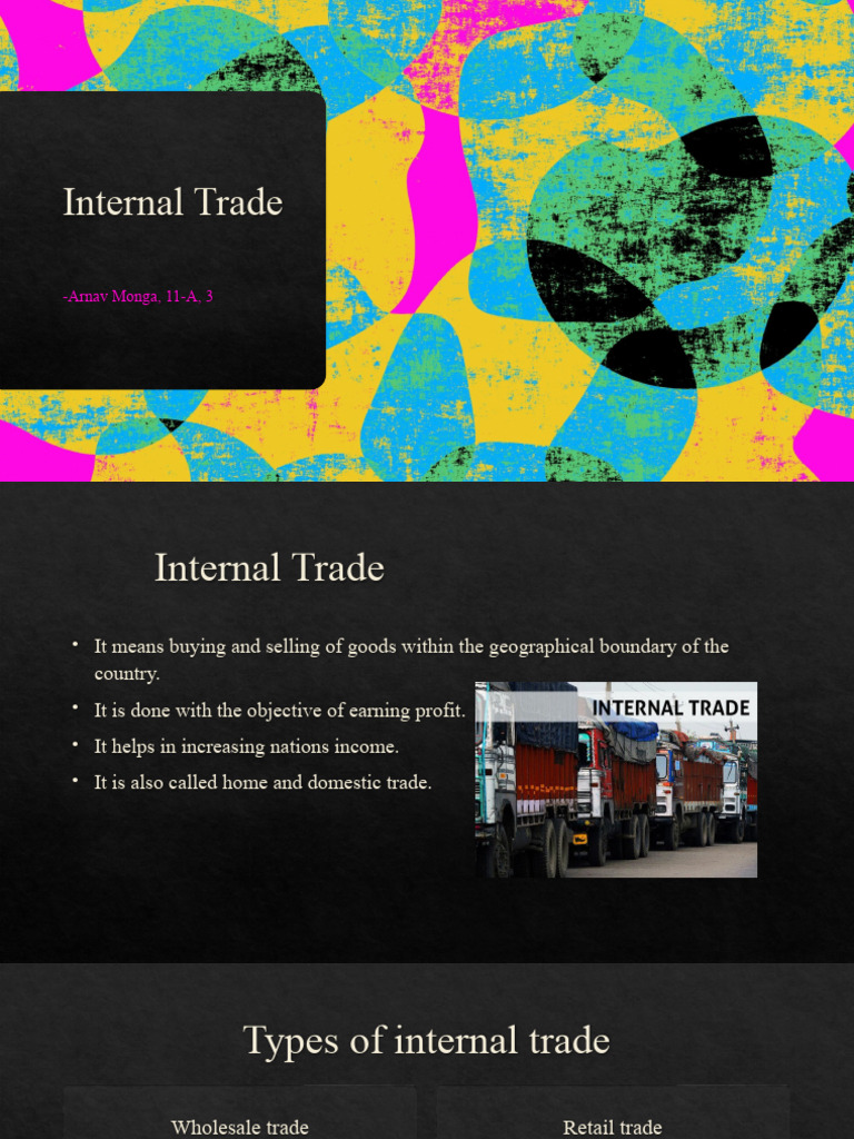 Internal Trade | PDF | Retail | Goods