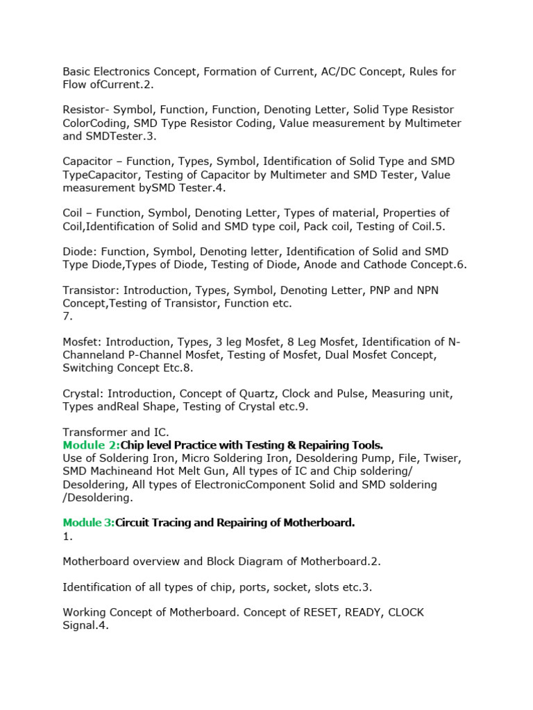 Basic Electronics Concept | Download Free PDF | Laptop | Random Access Memory