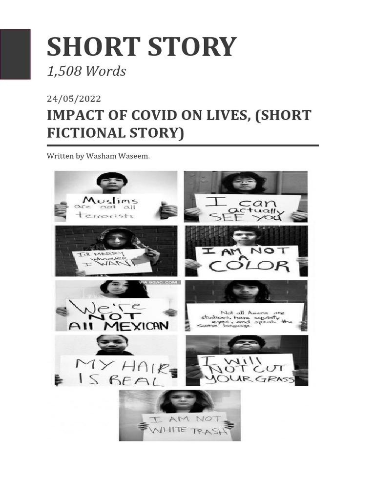 COVID-19 and Racial Injustice: A Tale | PDF