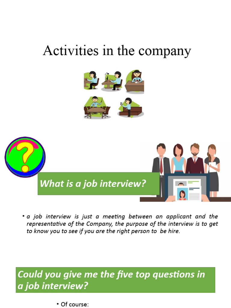 Job Interview & Office Communication Guide | PDF | Job Interview ...