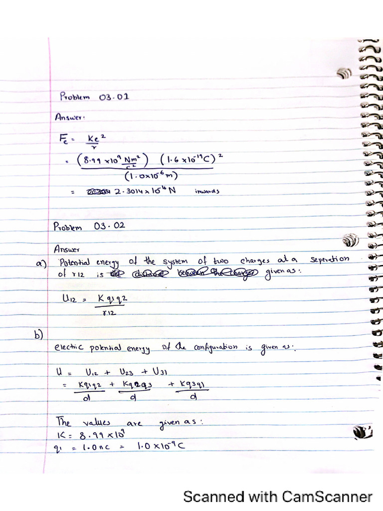 Physics Worksheet Answers | PDF