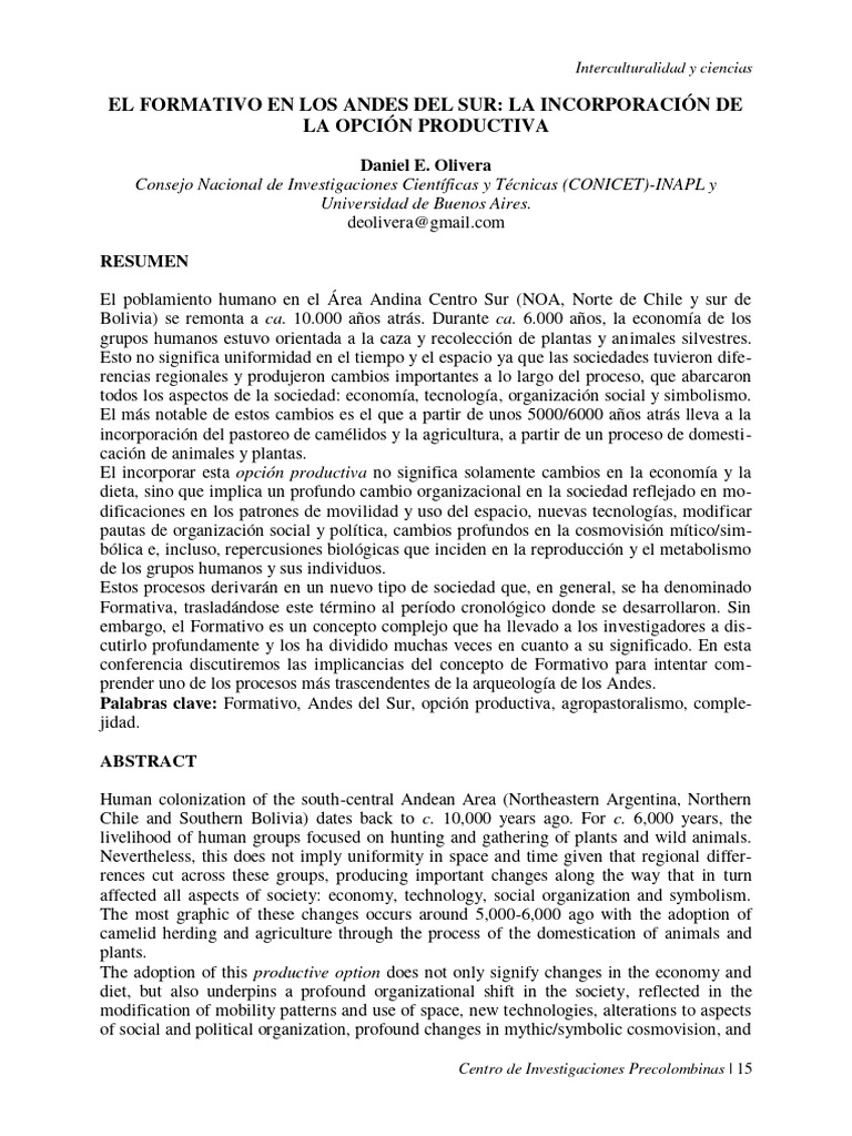 7c. Olivera 2012 | PDF | Sociedad | Agricultura