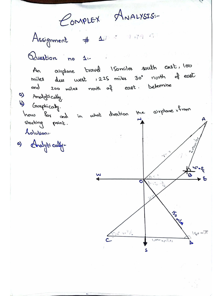 complex analysis assignment no1 | PDF