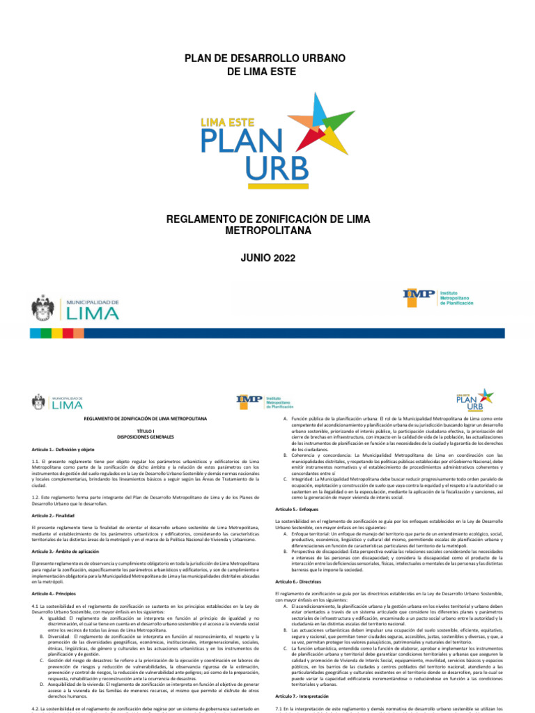 3a Doc 1 | PDF | Zonificación | Planificación urbana