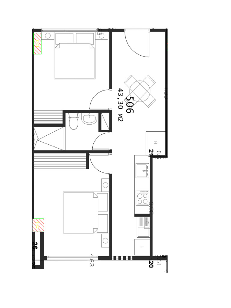 Plano Apto 506. | PDF
