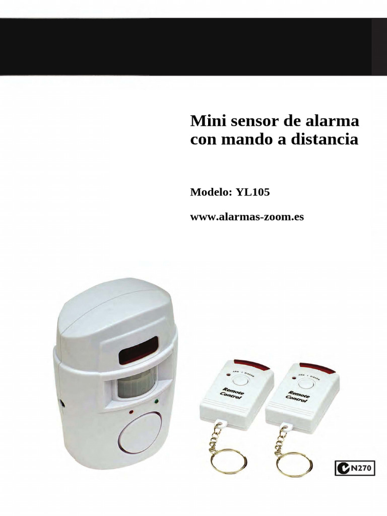 Manual Alarma YL105 | PDF