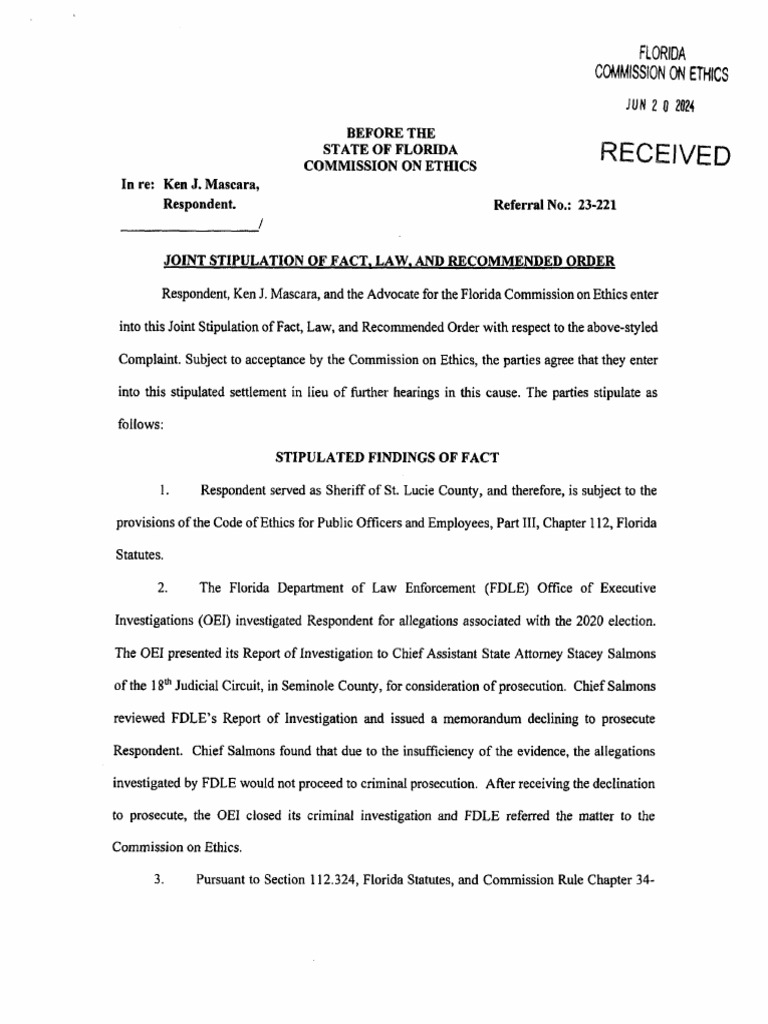 Joint Stipulation | PDF