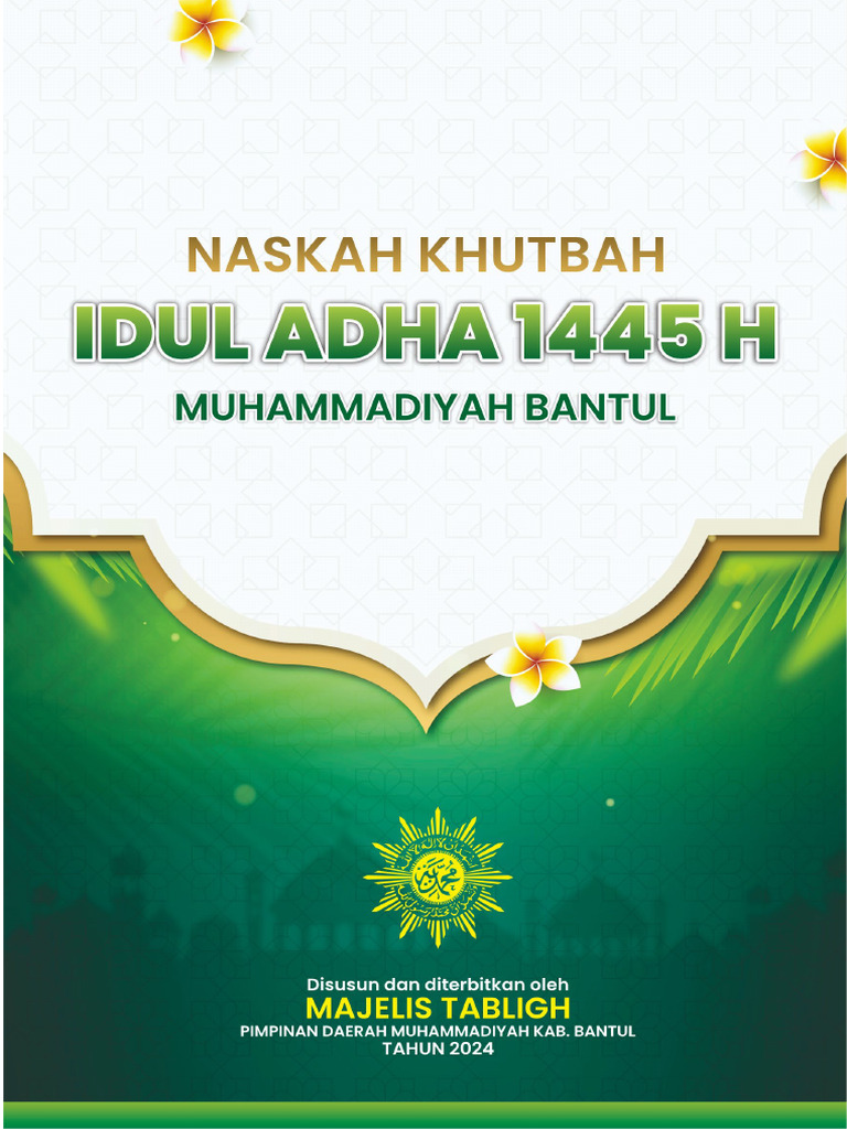 01IA Naskah Khutbah Idul Adha 1445 H Majelis Tabligh PDM Bantul ...