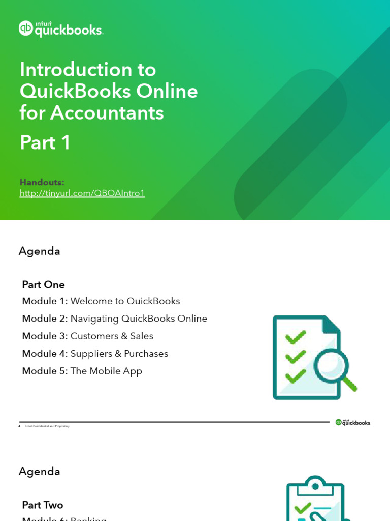 Introduction To QBOA - Complete | PDF | Quick Books | Payments