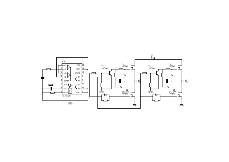 Full Bridge tl494 | PDF | Technology & Engineering