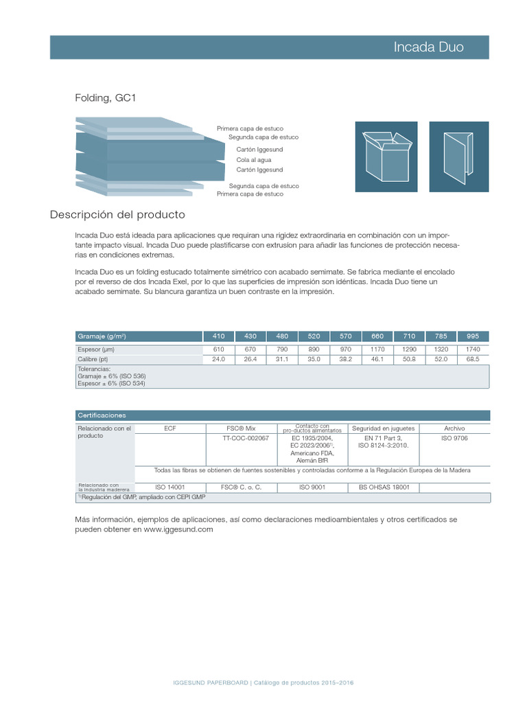 Incada Duo Es | PDF