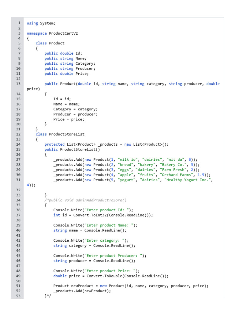 ProductCart | Download Free PDF | Software Engineering | Computer Programming