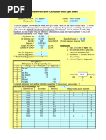 HVAC Duct & Fittings Area Calculation | PDF | Duct (Flow) | Area