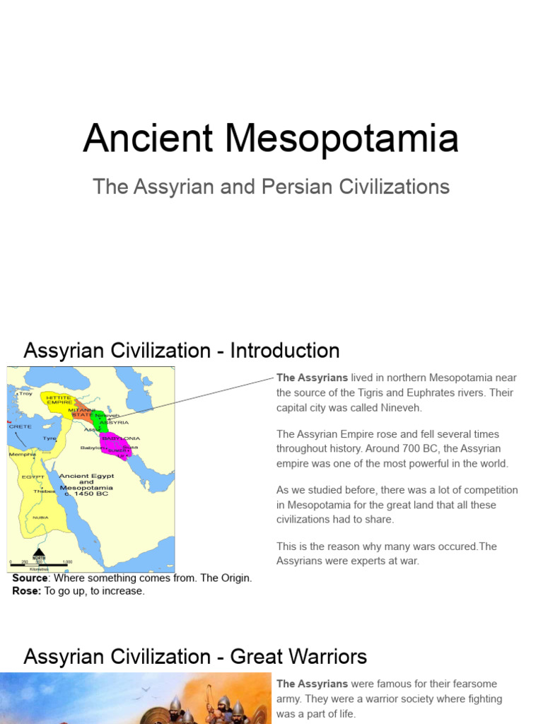 Assyrians and Persians | PDF | Assyria | Mesopotamia