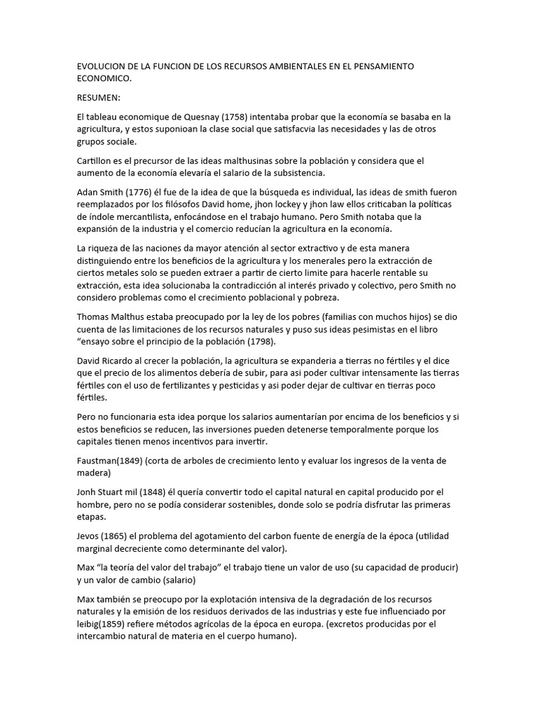 Resumen de Valoracion | PDF | Exterioridad | Agricultura