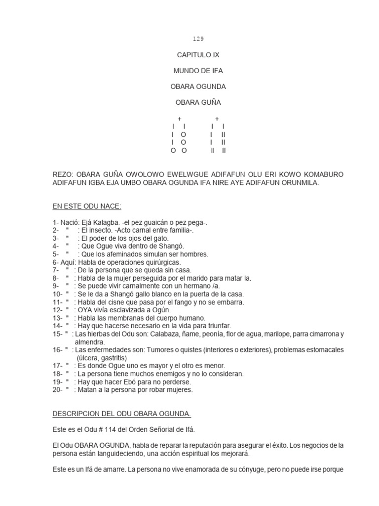 114 Obara Ogunda | PDF