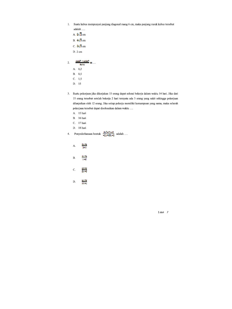 PSB - MATEMATIKA (Ok) | PDF