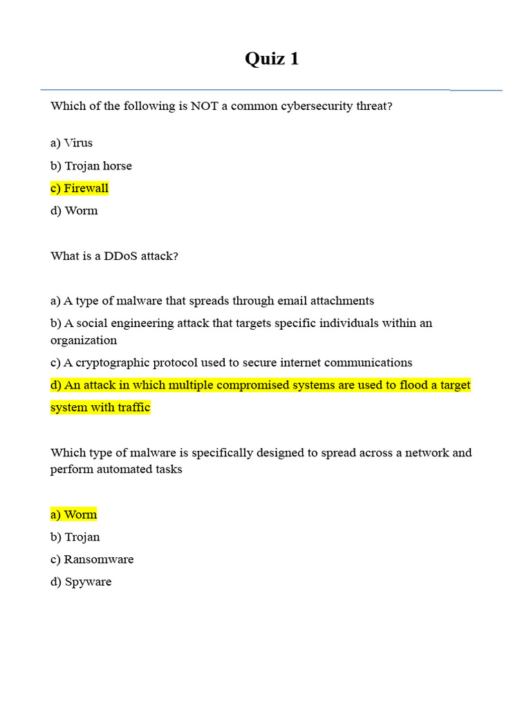 IT Quizes | PDF | Cloud Computing | Malware