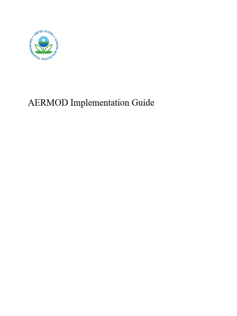 aermod_implementation_guide | PDF | Mean | Meteorology