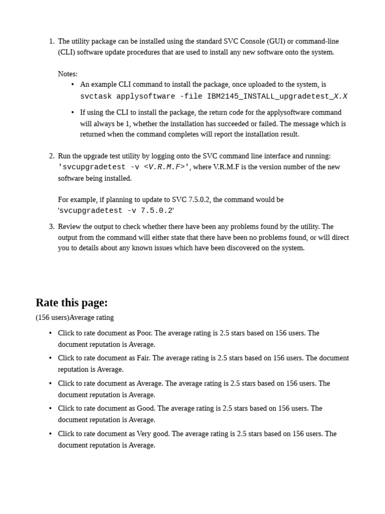 v7000 Storwize Update CLI | PDF | Command Line Interface | File System
