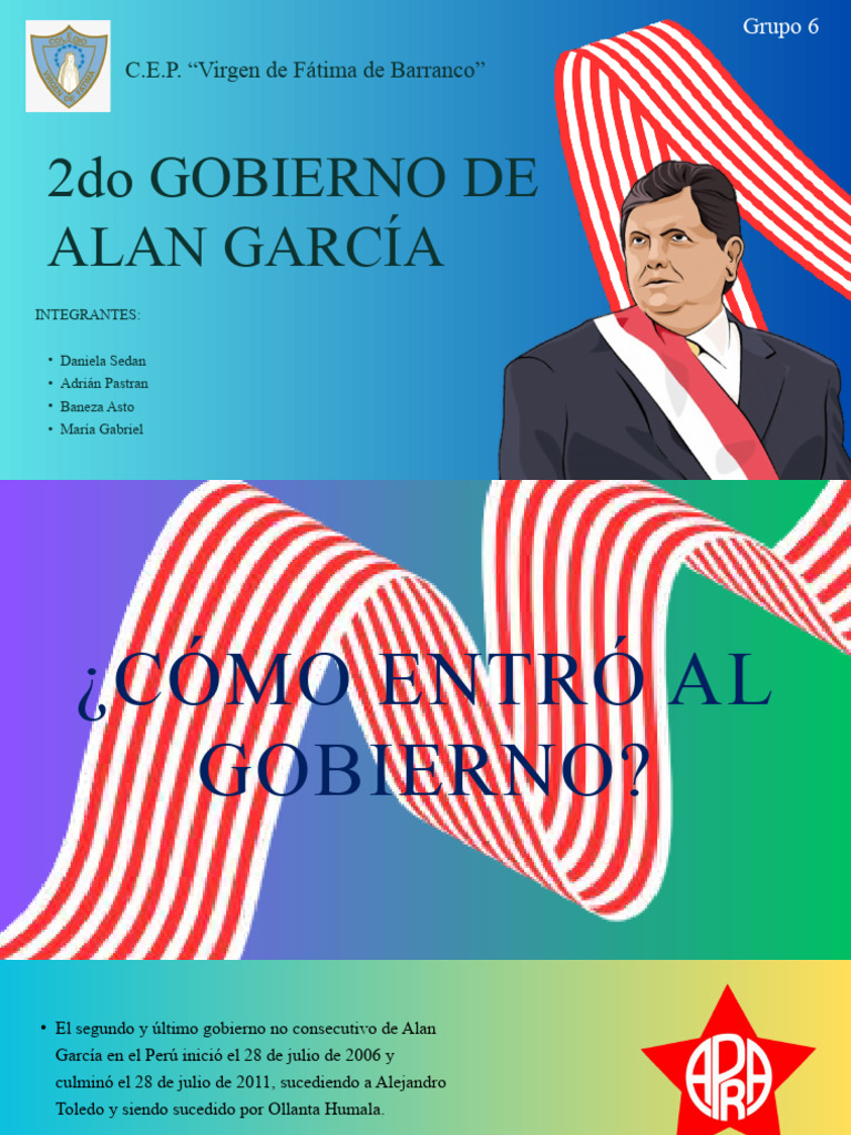 2do Gobierno De Alan García Pdf Perú Economias