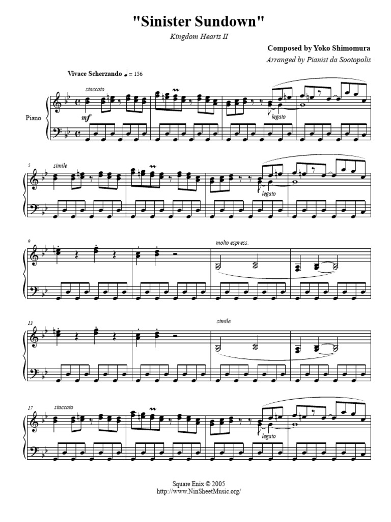 Kingdom Hearts II - Sinister Sundown | PDF