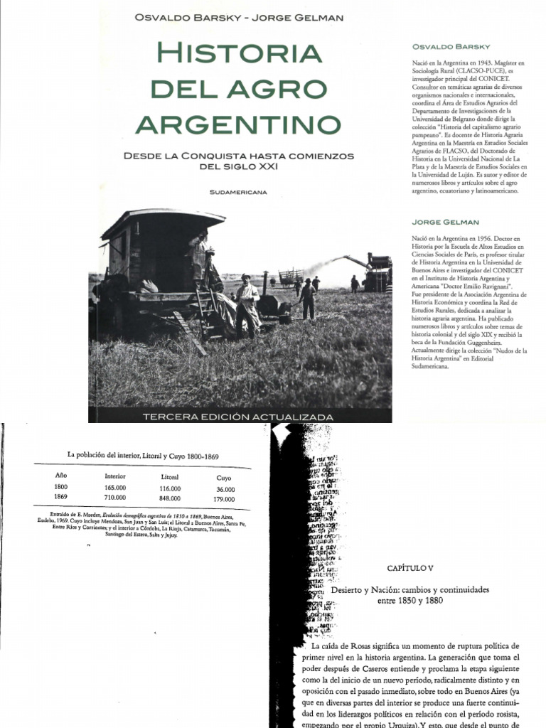2 - Osvaldo Barsky y Jorge Gelman - Historia Del Agro Argentino. Desde La Conquista Hasta ...