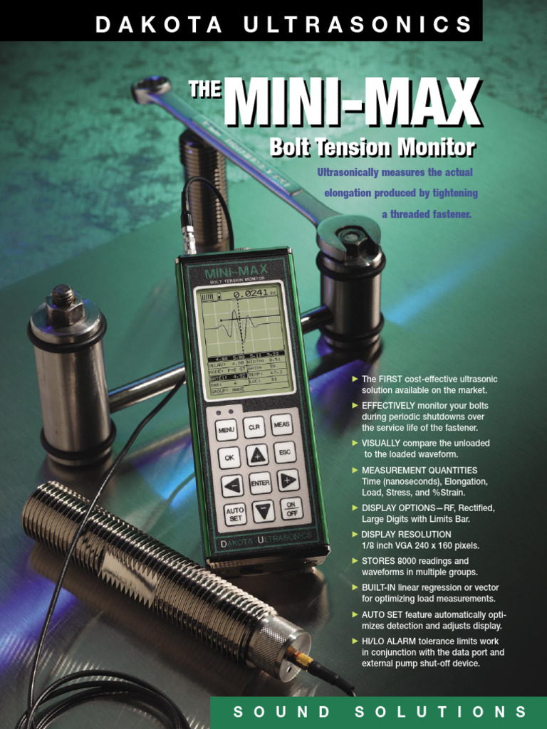 Minimax | PDF | Screw | Calibration