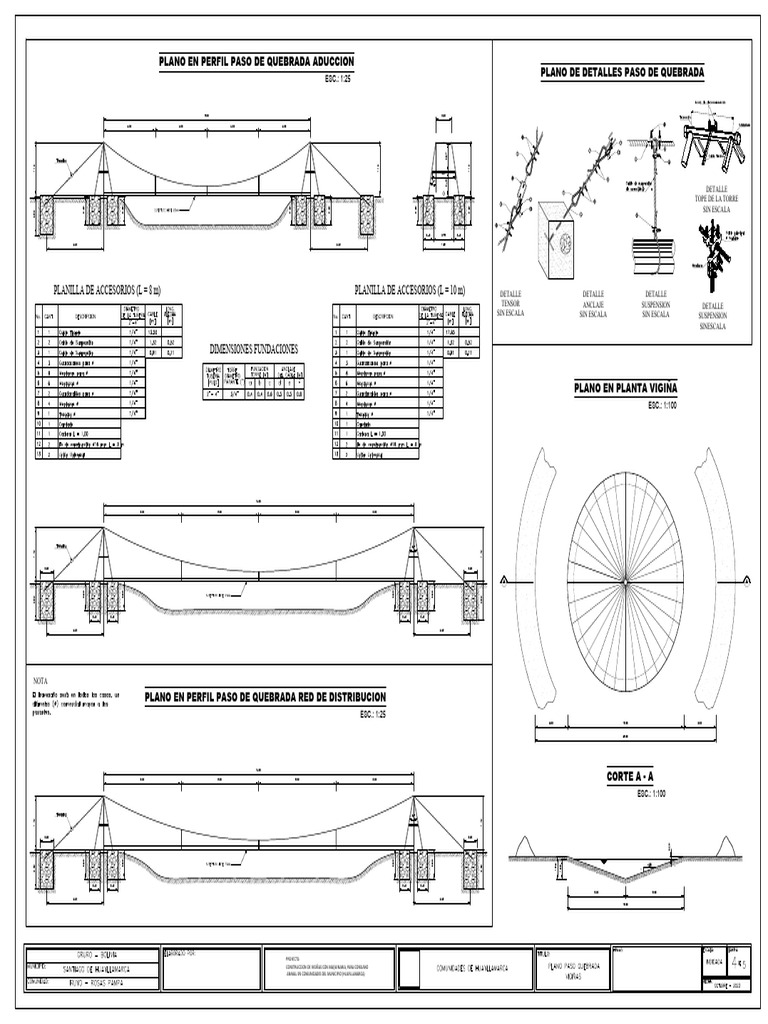 Detalles de Construcción de Vigiñas | PDF