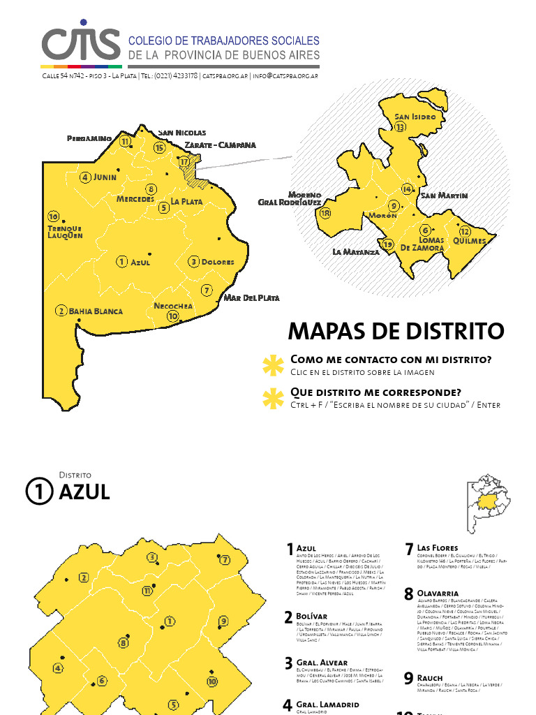 Mapas de Distritos | PDF | Argentina