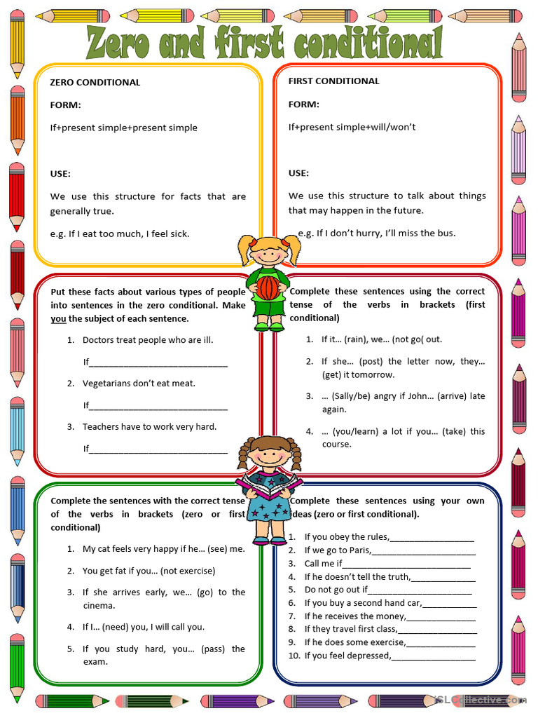 Zero and First Conditional | PDF | Language Mechanics | Syntax