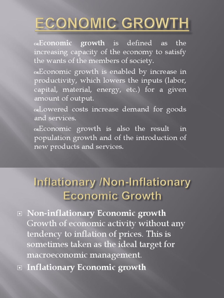 Economic Growth Is Defined As The | Download Free PDF | Real Versus ...