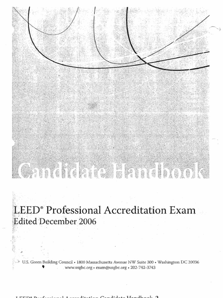 LEED Prof Accreditation Handbook | PDF