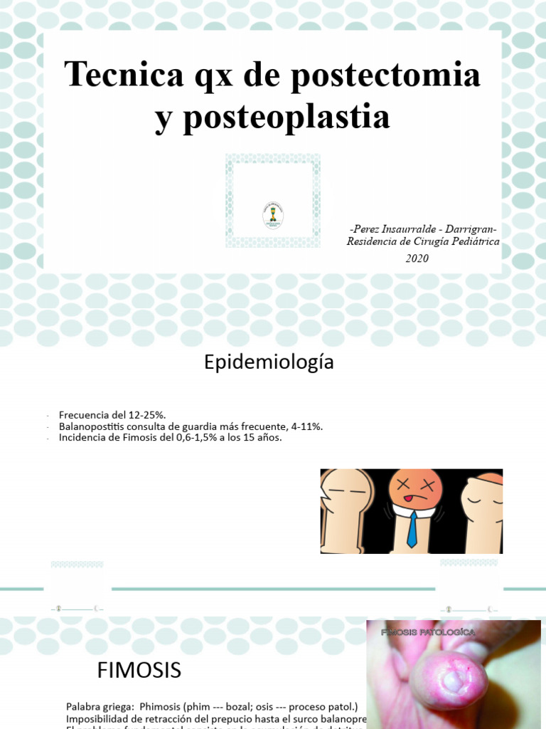 Técnicas Qx en Fimosis Pediátrica | PDF | Sistema genitourinario ...