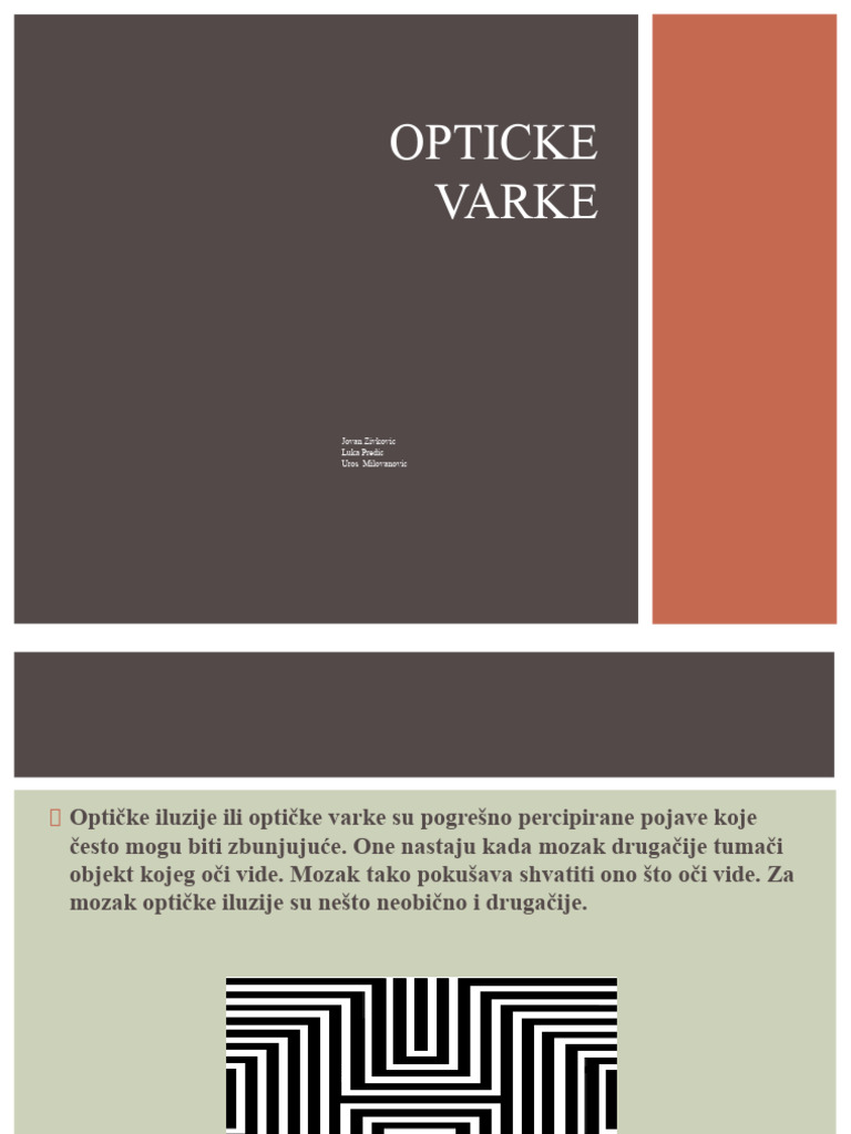 Opticke Varke | PDF