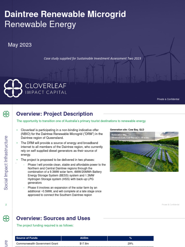 Case Study 2 Daintree Microgrid | PDF | Solar Power | Photovoltaics