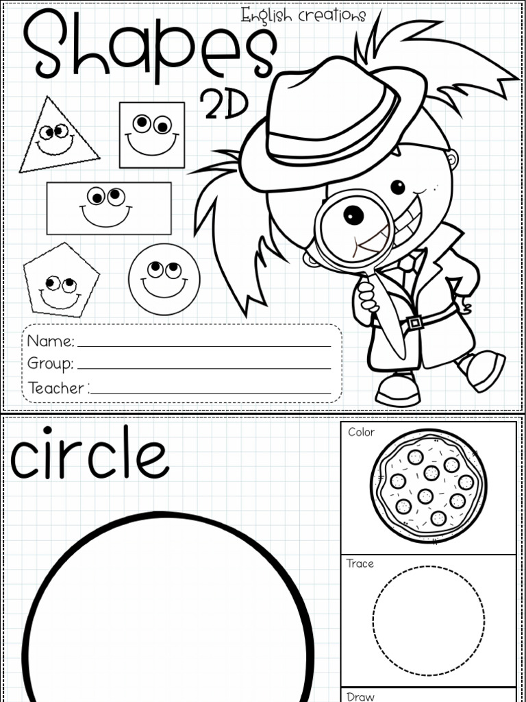 Shapes Activity Book for Kids | PDF | Shape | Rectangle