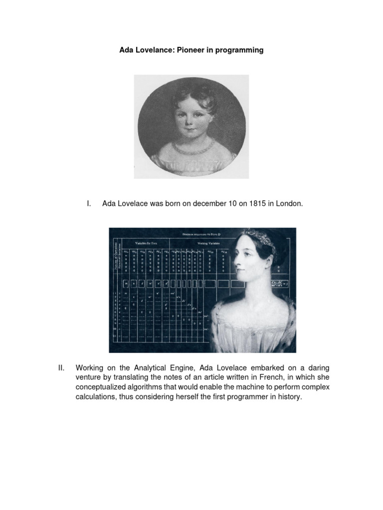 Cronica Ada Lovelace | PDF | Art