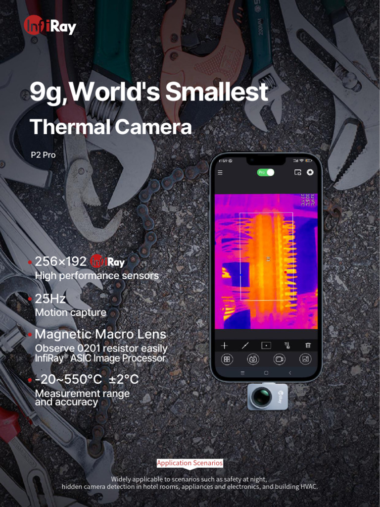 p2 Pro Thermal Camera For Smartphone | PDF | Camera Lens | Camera