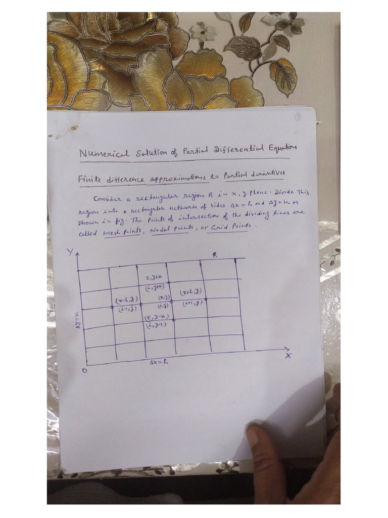 Numerical Solution of PDE | PDF