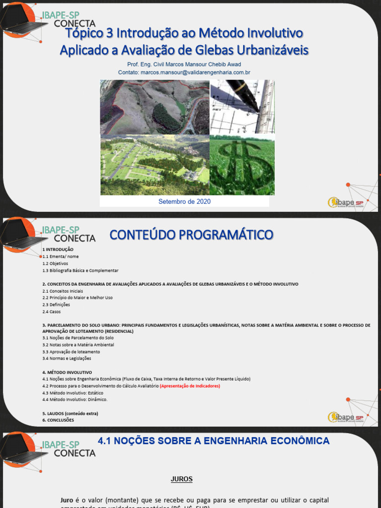 Involutivo 09 2020 T03 | PDF | Taxa interna de retorno | Valor Presente líquido