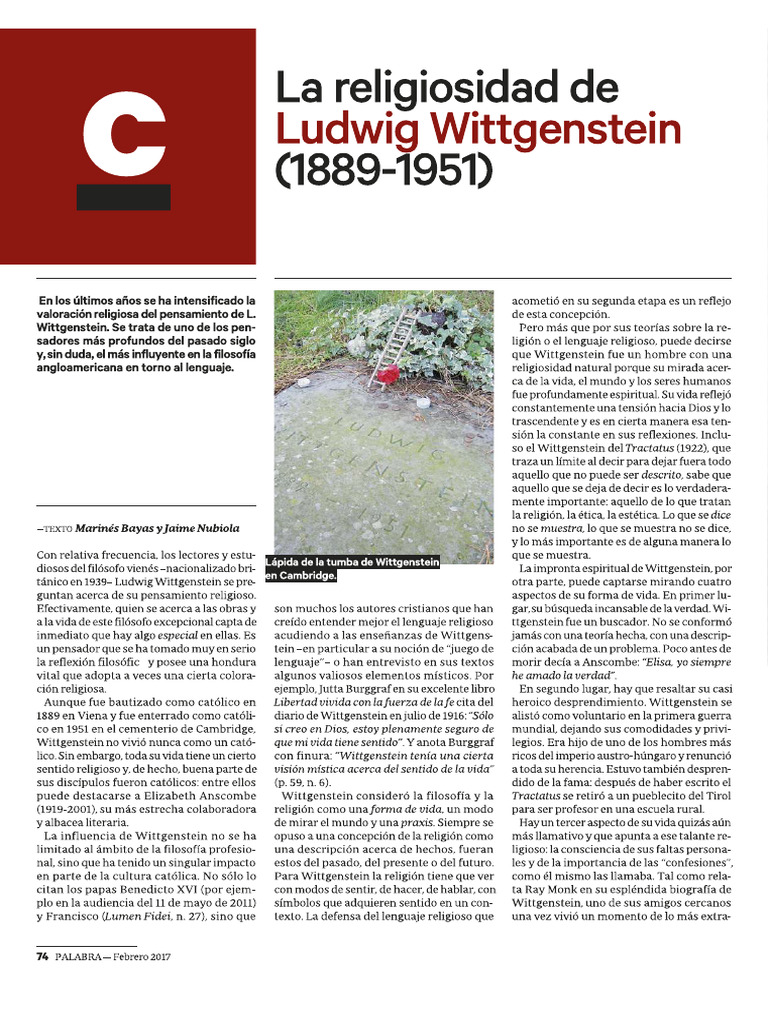 La Religiosidad de Ludwig | PDF