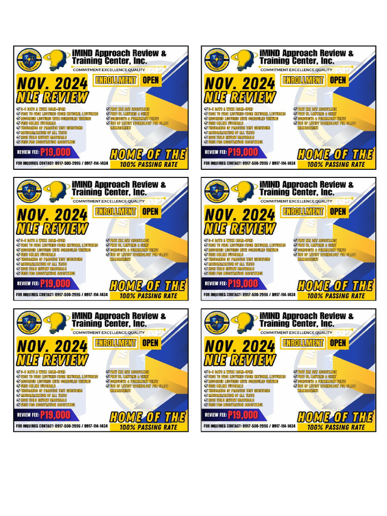 Nle 2024 Flyers | PDF
