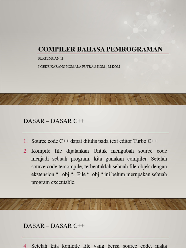 Dasar-Dasar Pemrograman C++ untuk Pemula | PDF | Metode & Bahan Ajar ...