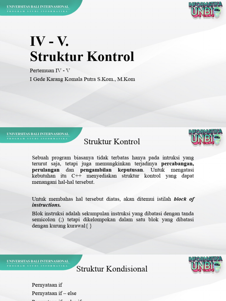 Presentation 4&5 | PDF | Komputer