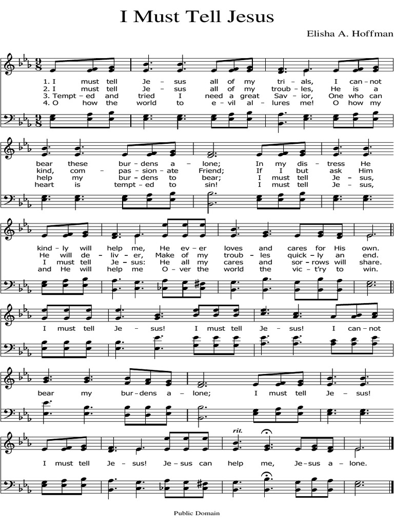 I_Must_Tell Jesus | PDF