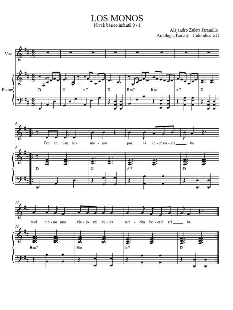 Los Monos - Score | PDF